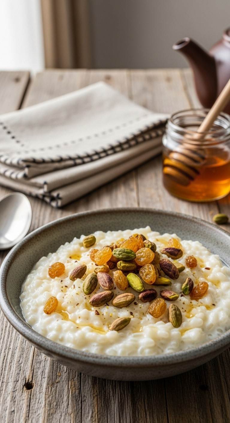Cardamom & Rose Rice Pudding (with Pistachios & Raisins) – Imperial Recipes