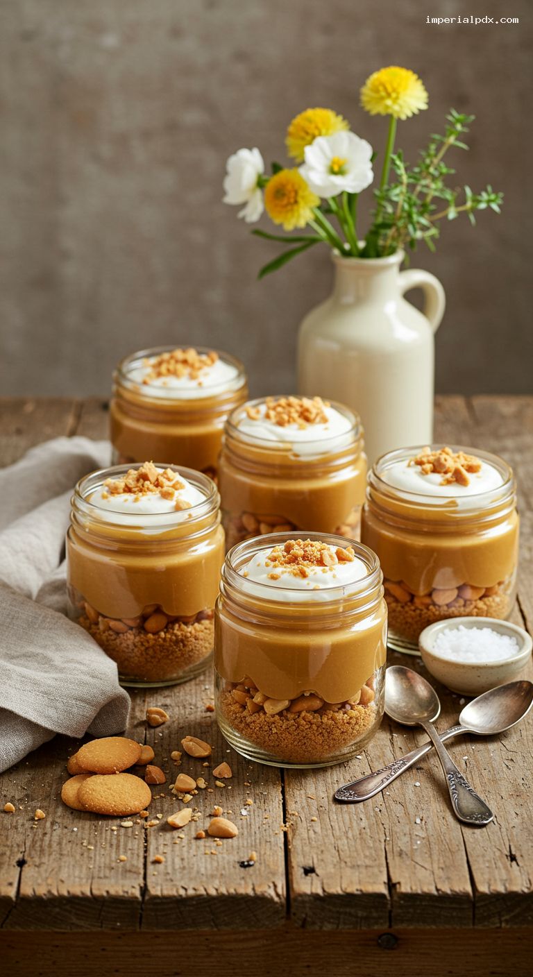 Brown Butter Butterscotch Parfaits with Salted Peanuts and Vanilla ...