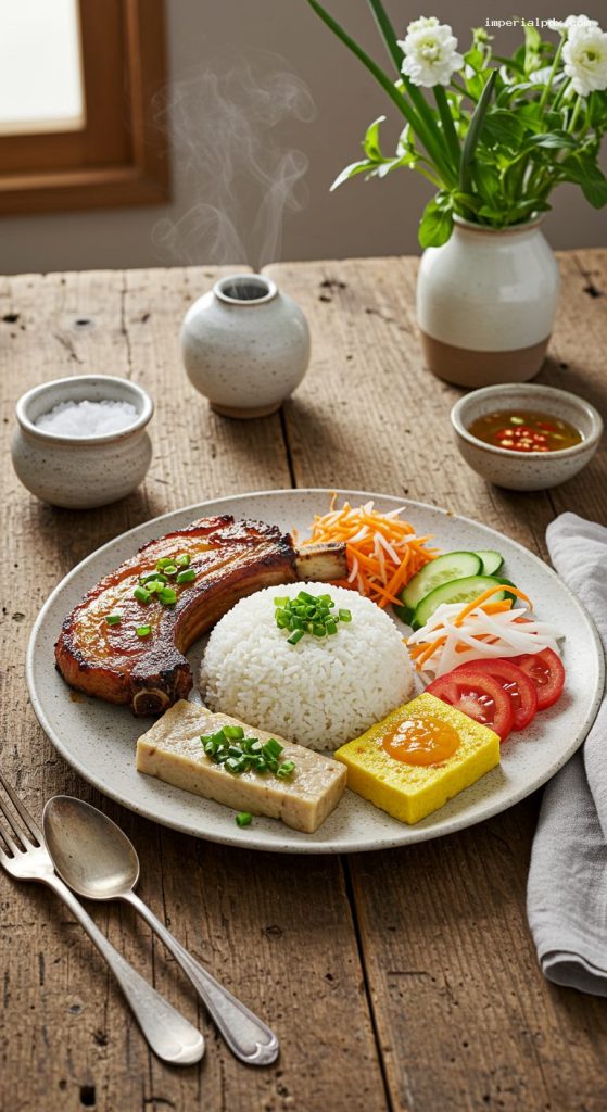 Com Tam Suon Bi Cha (Vietnamese Broken Rice Plate) – Imperial Recipes