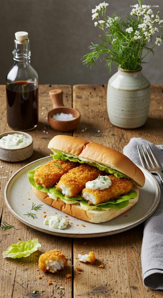 Crispy Fish Finger Butty with Tartar Sauce – Imperial Recipes