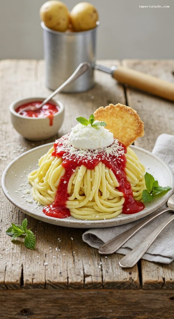 German Spaghettieis (Ice Cream Spaghetti) Recipe – Imperial Recipes