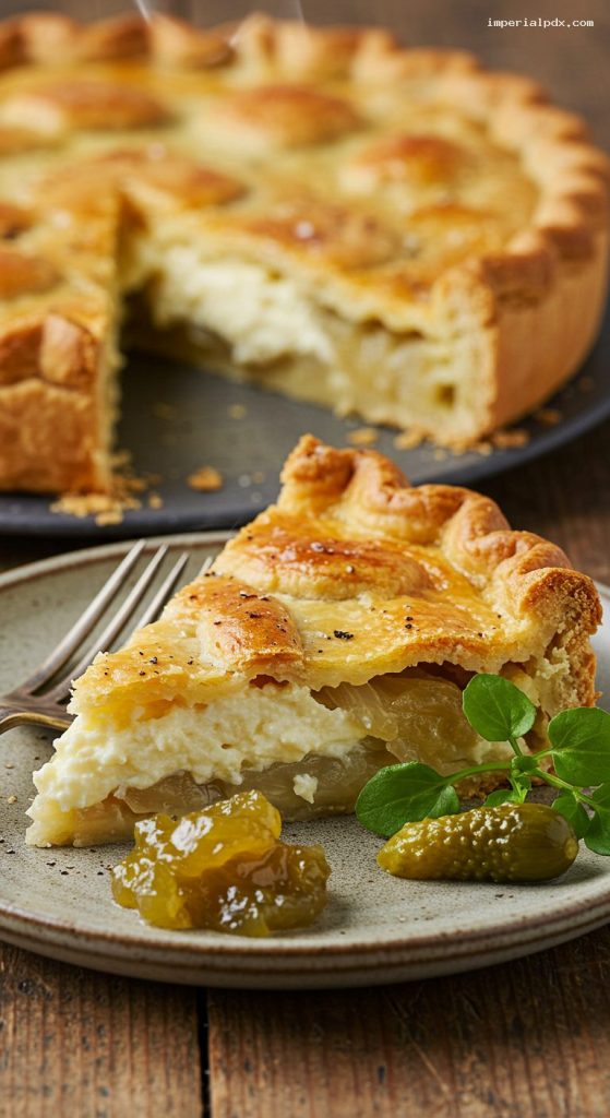 Lancashire Cheese and Onion Pie – Imperial Recipes