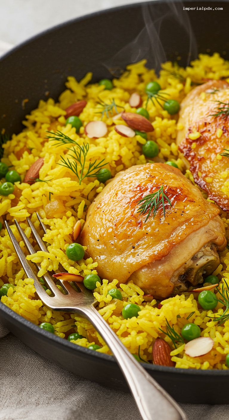 One-Pot Turmeric Chicken and Rice Pilaf – Imperial Recipes