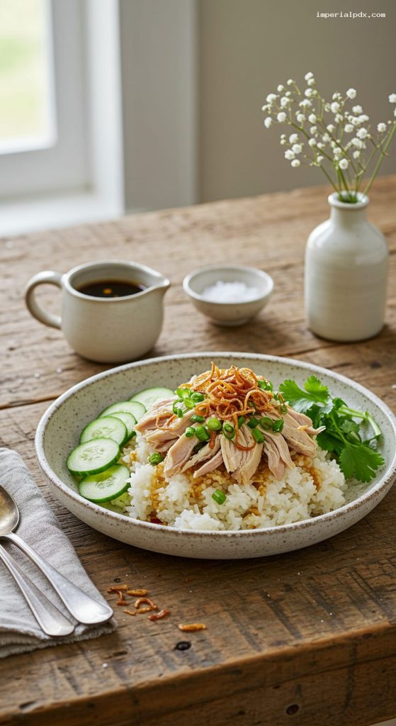 Xoi Ga: Savory Sticky Rice with Shredded Chicken – Imperial Recipes