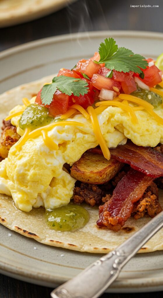 Austin-Style Breakfast Tacos with Eggs, Bacon, and Potatoes – Imperial ...