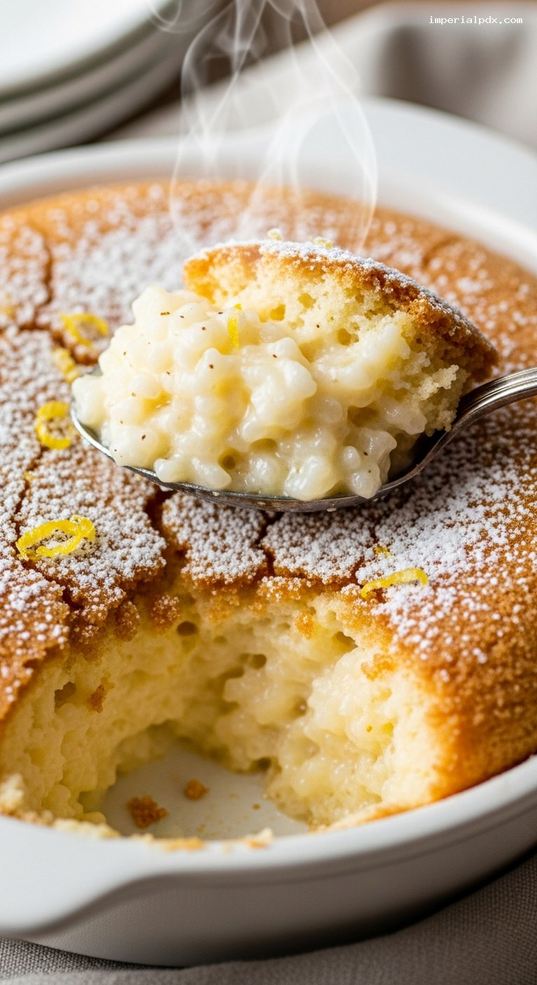 Baked Rice Pudding Soufflé with Golden Crust – Imperial Recipes