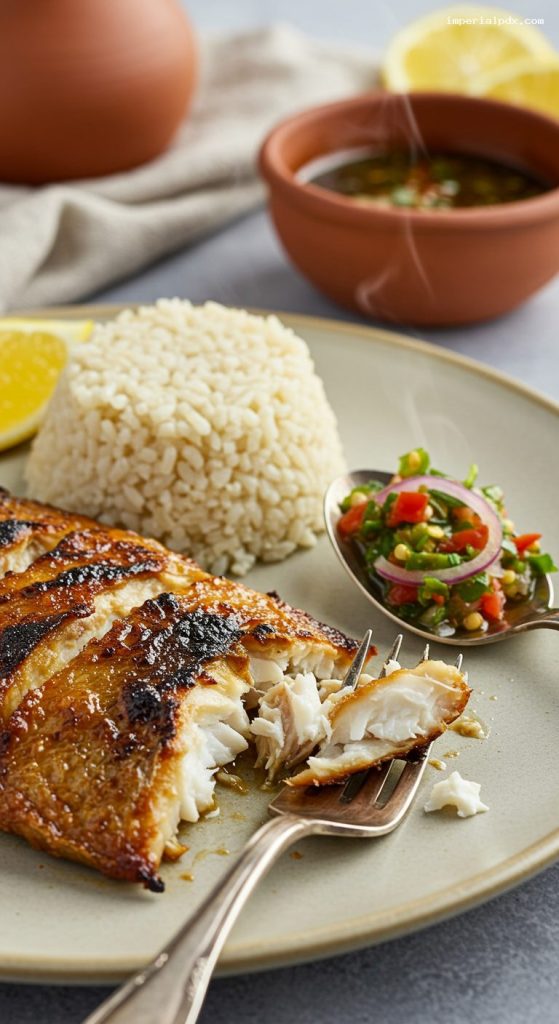 Banku with Grilled Tilapia and Shito Sauce – Imperial Recipes