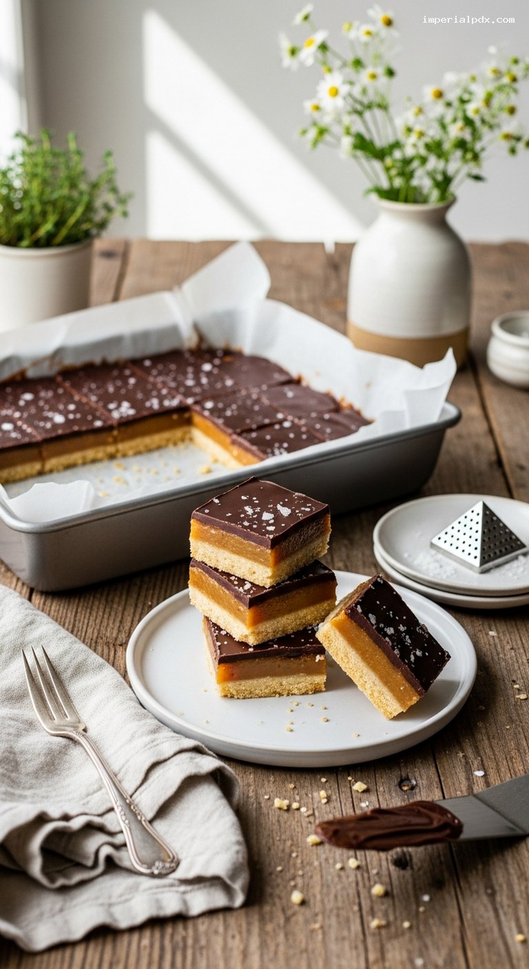 Brown Sugar Toffee Bars with Chocolate and Sea Salt - Imperial Recipes