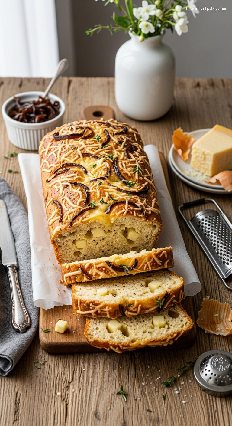 Caramelized Onion and Gruyère Bread – Imperial Recipes