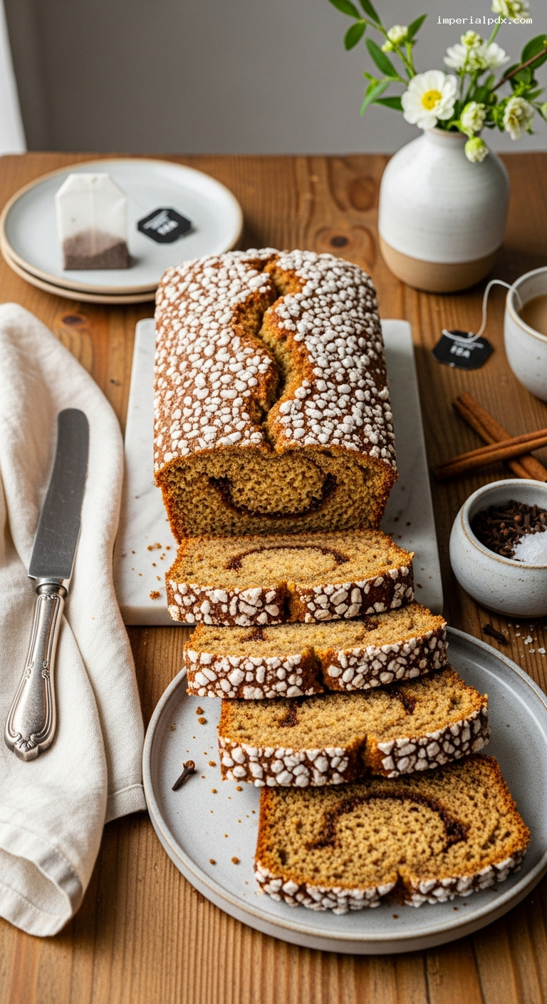 Chai-Spiced Quick Bread with Sugar Crust – Imperial Recipes