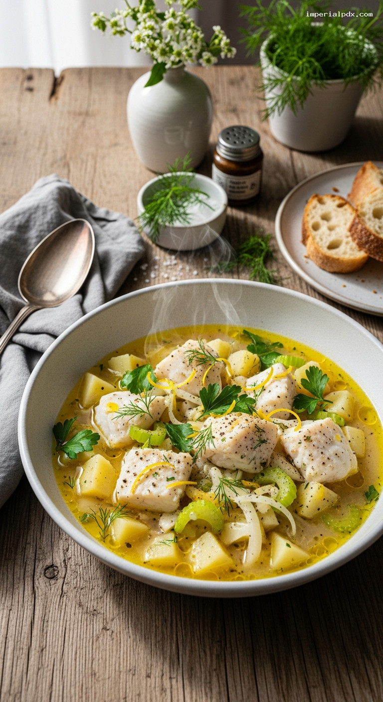 Coastal Fish Chowder with Potatoes and Herbs – Imperial Recipes