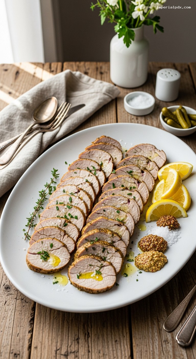 Cold-Roasted Garlic Herb Pork Tenderloin – Imperial Recipes