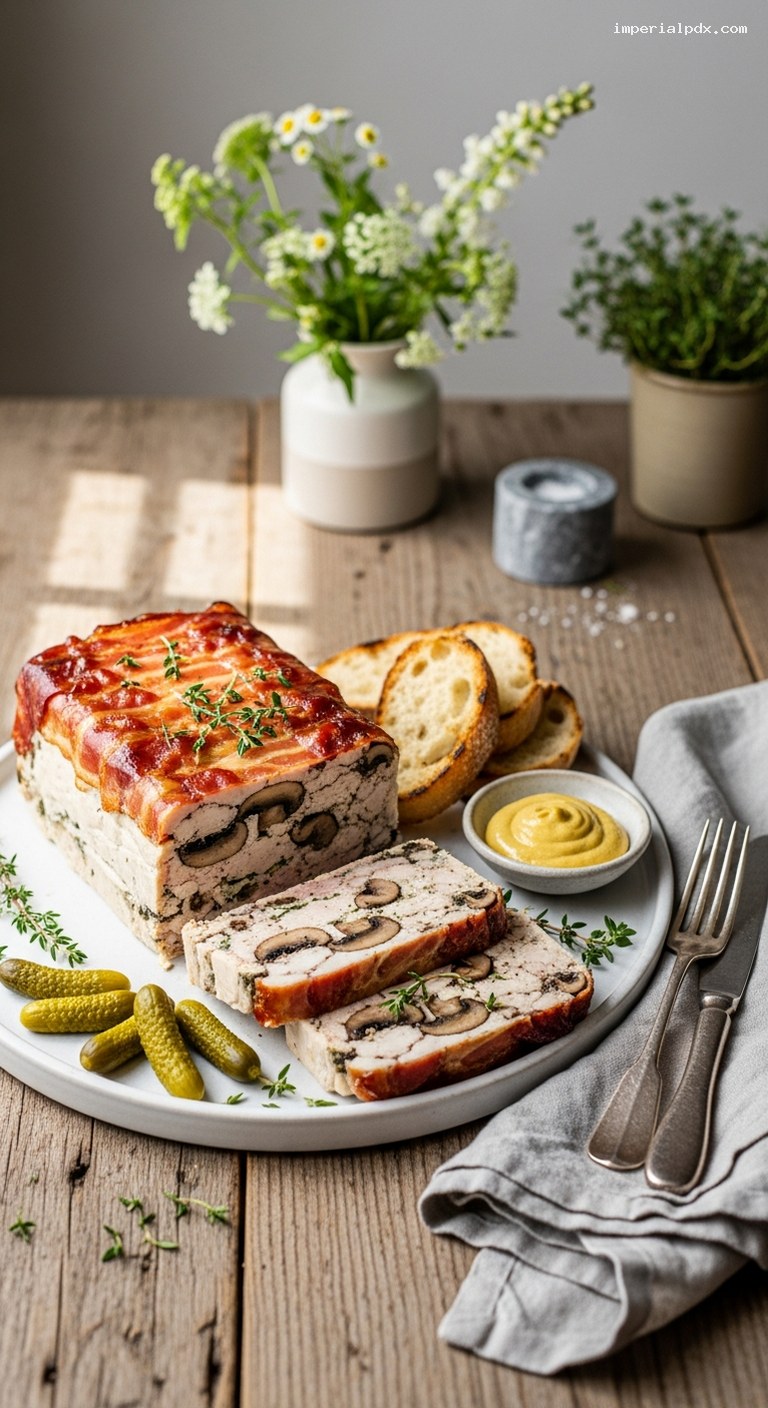 Country-Style Chicken Pâté With Mushrooms and Brandy – Imperial Recipes