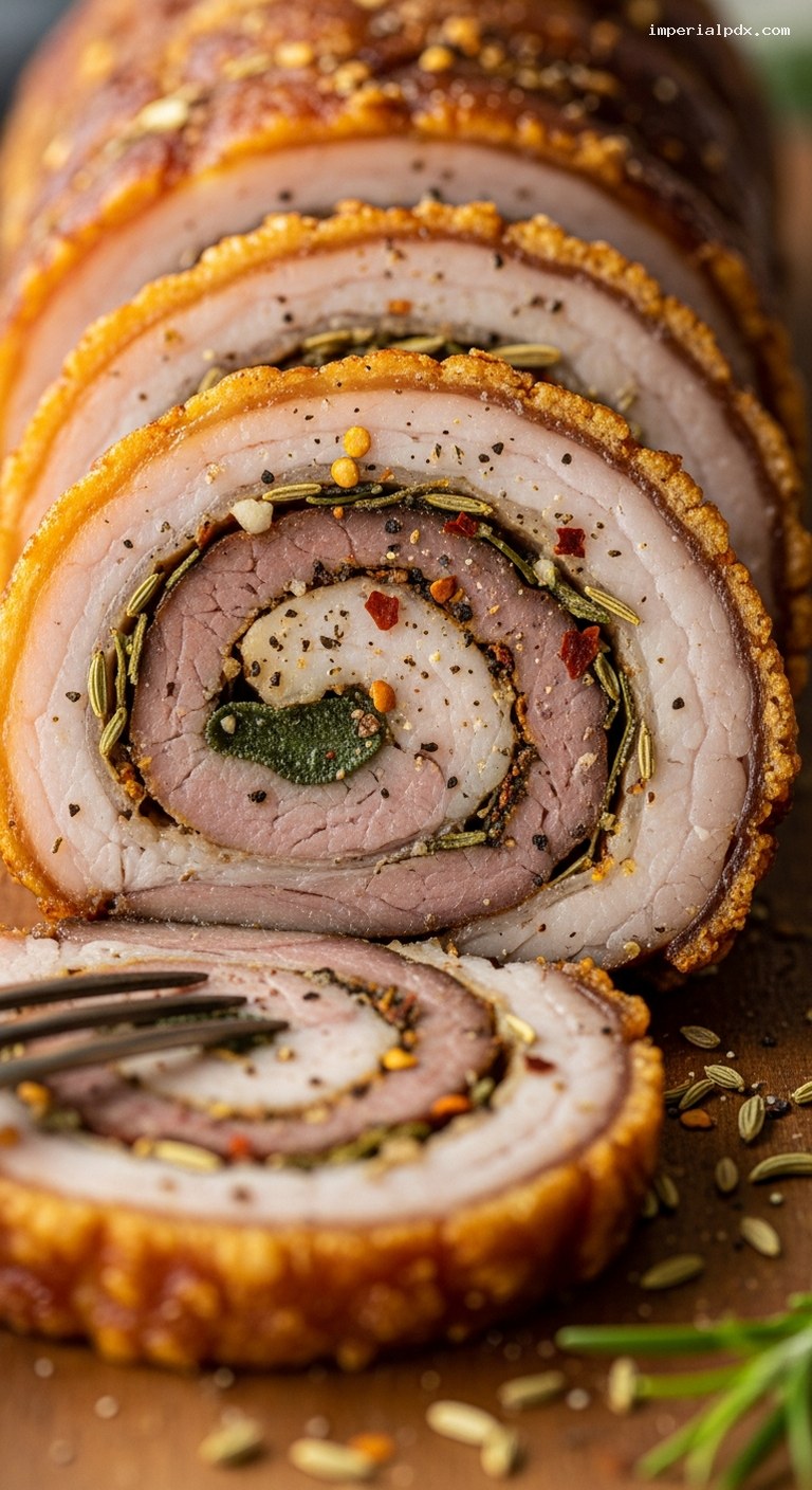 Crispy Porchetta-Style Rolled – Imperial Recipes