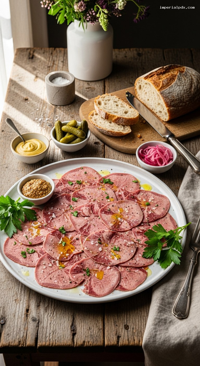Deli-Style Cured Beef Tongue Cold Cuts – Imperial Recipes