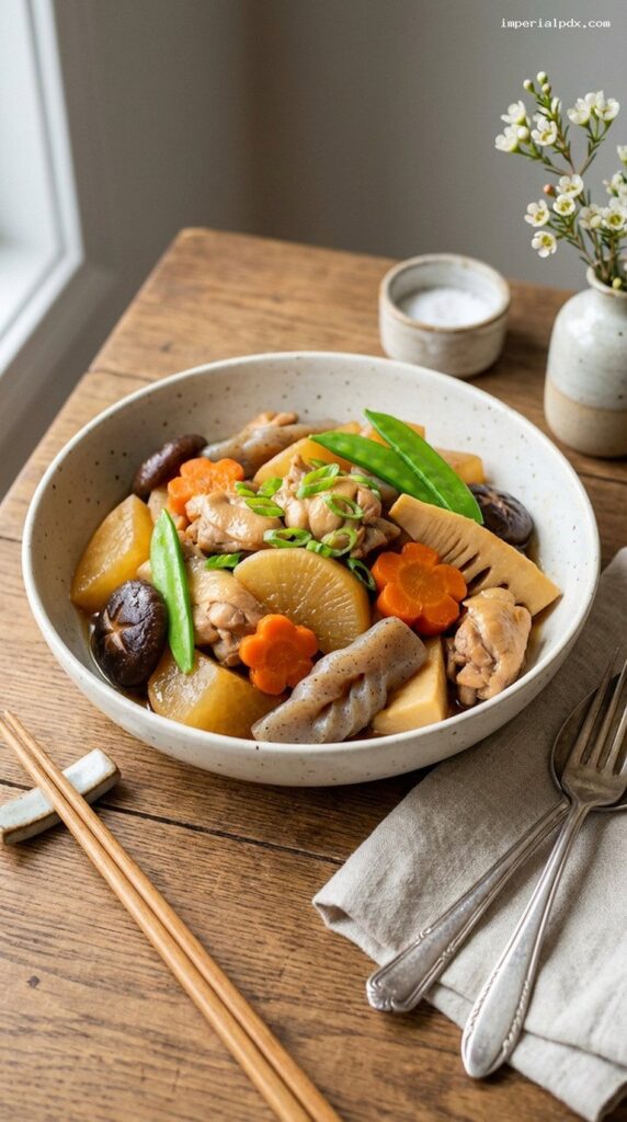 Hawaiian Chicken Nishime, A New Year’s Simmered Stew – Imperial Recipes