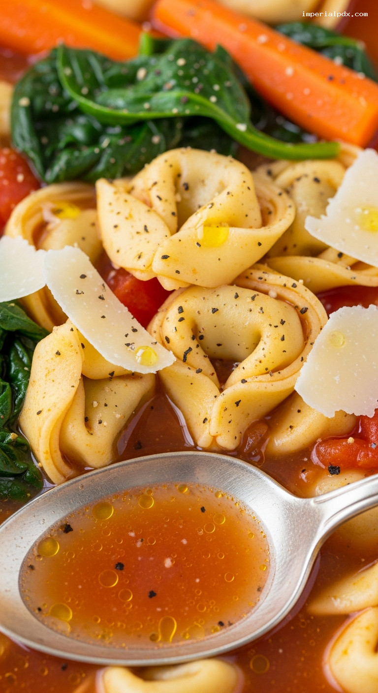 Hearty Vegetable Tortellini Soup – Imperial Recipes