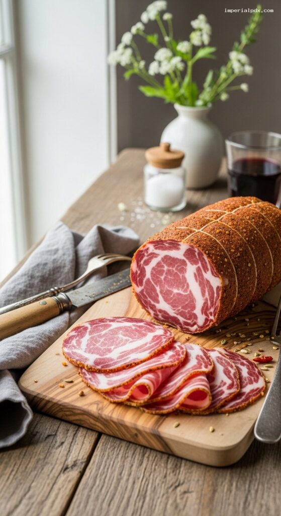 Homemade Coppa Capicola with Wine and Warm Spices – Imperial Recipes
