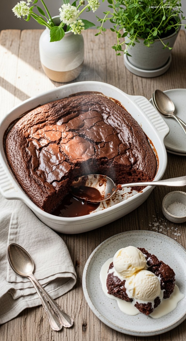 Hot Chocolate Pudding Cake (Self-Saucing) – Imperial Recipes
