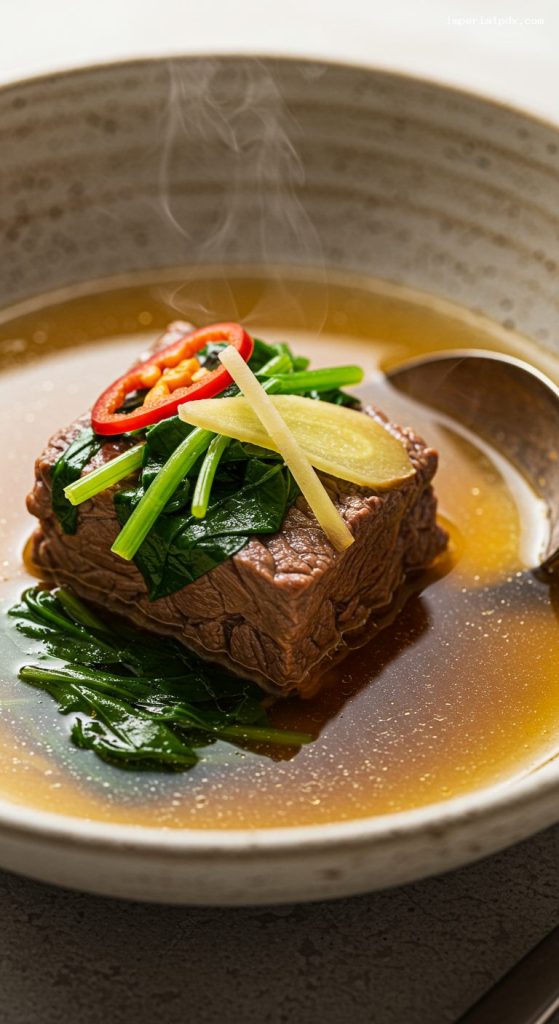 Malagasy Romazava Beef and Greens Stew Over Rice – Imperial Recipes