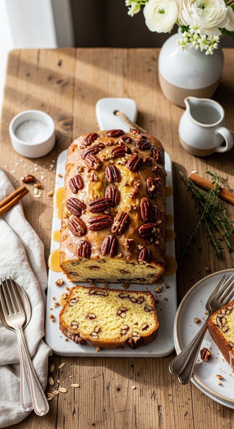 Maple Cinnamon Candied Pecan Bread – Imperial Recipes
