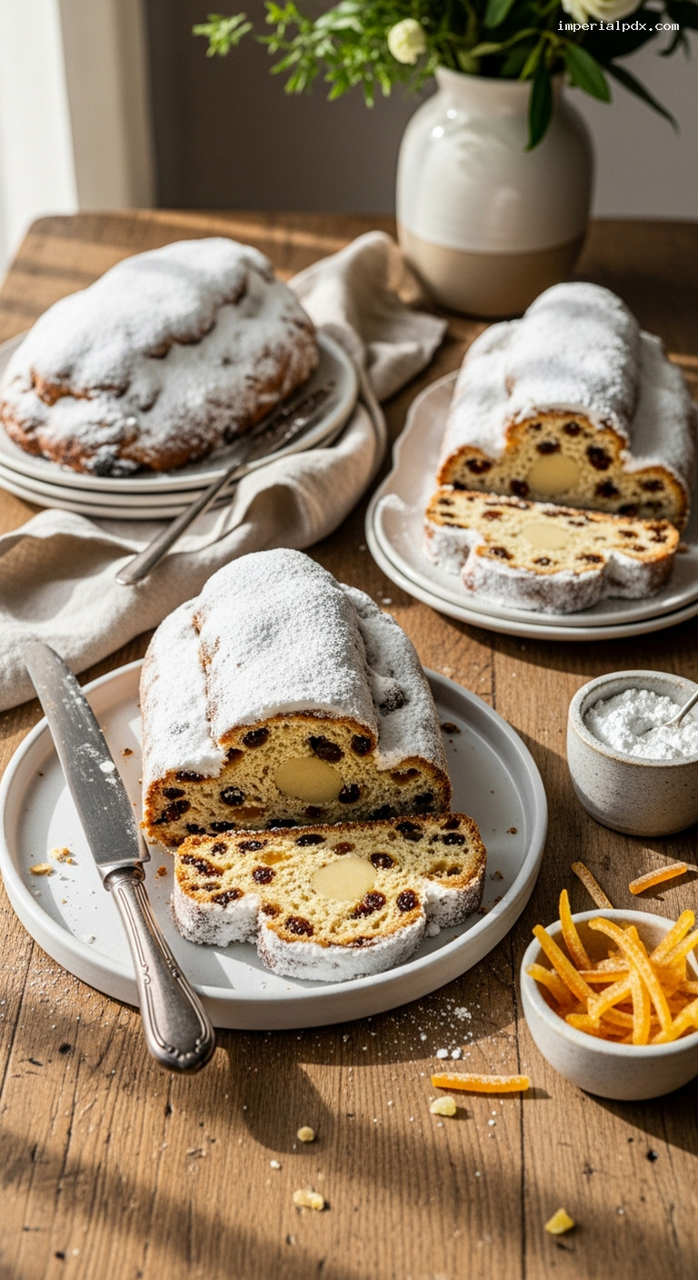 Marzipan-Stuffed Stollen (German Holiday Bread) – Imperial Recipes