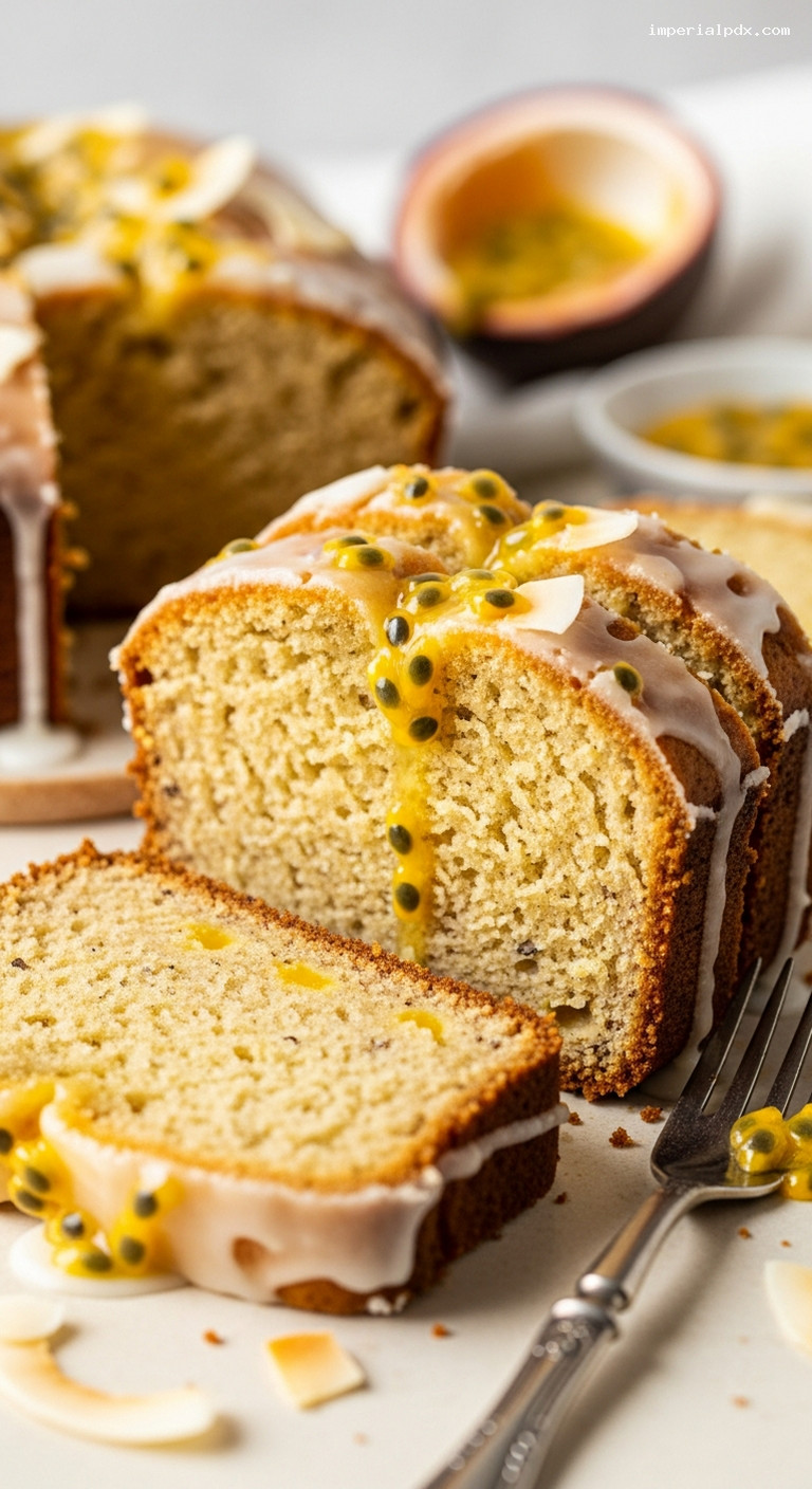 Passionfruit Coconut Quick Bread with Tropical Flair - Imperial Recipes