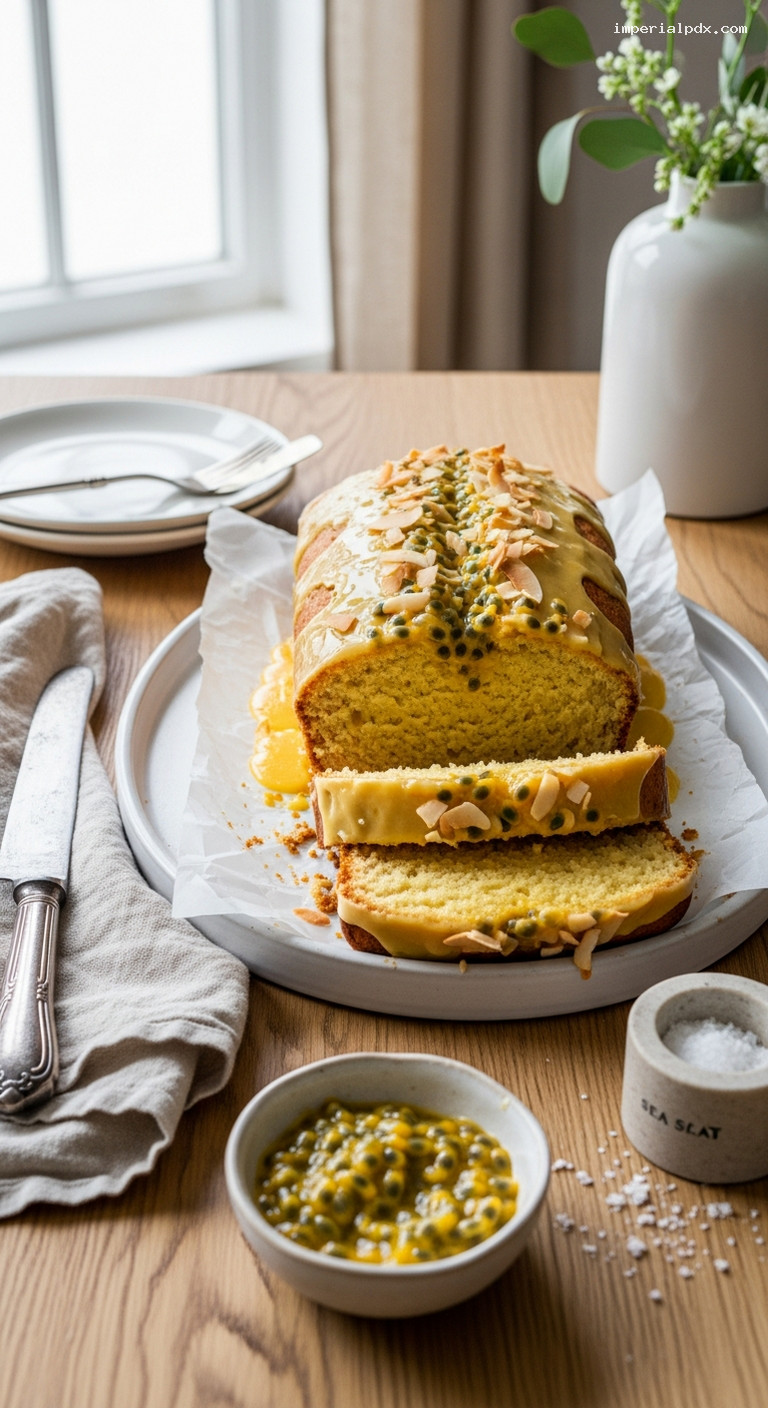 Passionfruit Coconut Quick Bread with Tropical Flair - Imperial Recipes