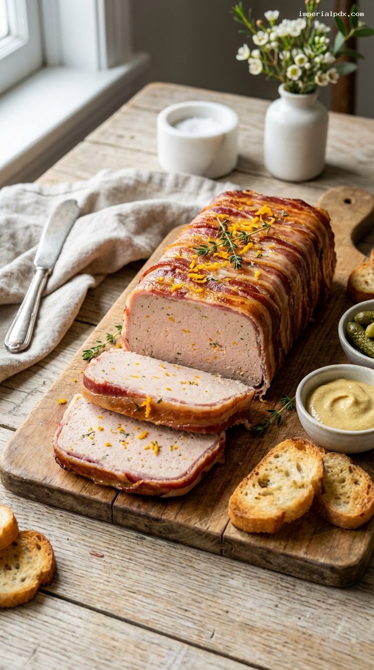 Rich Orange Cognac Duck Pâté Loaf – Imperial Recipes