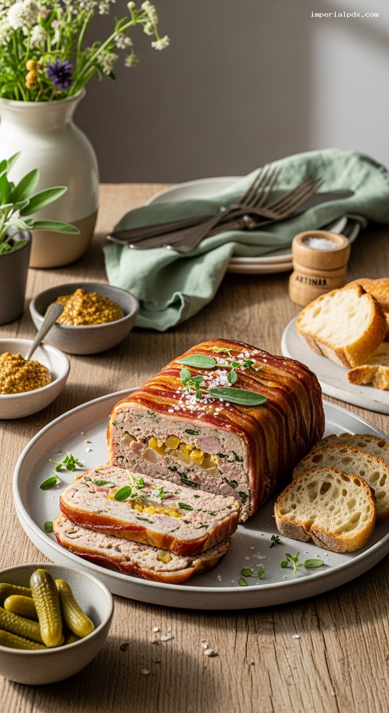 Rustic Pork, Apple and Sage Pâté Loaf – Imperial Recipes