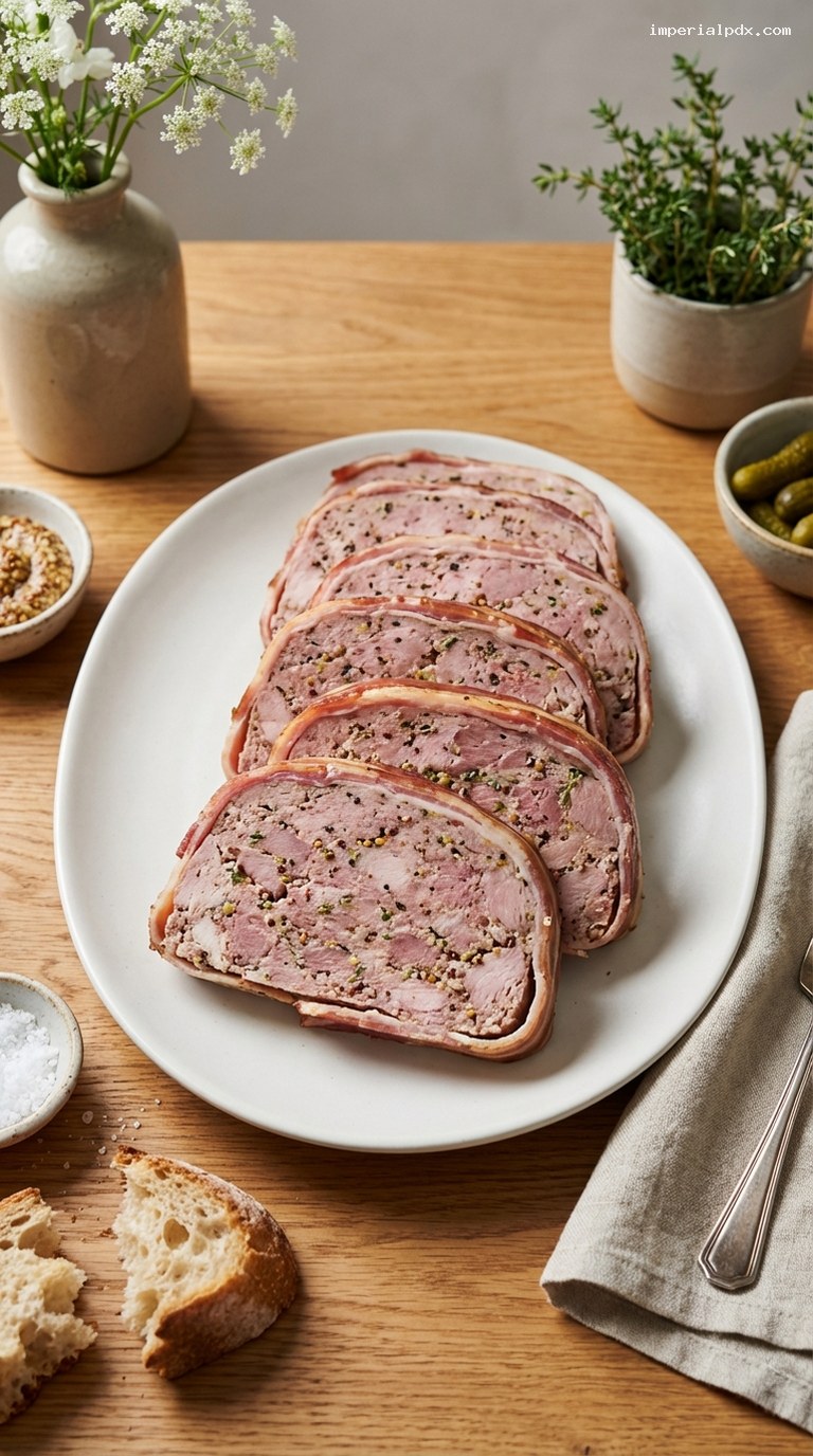 Rustic Turkey Leg and Pork Country Pâté – Imperial Recipes