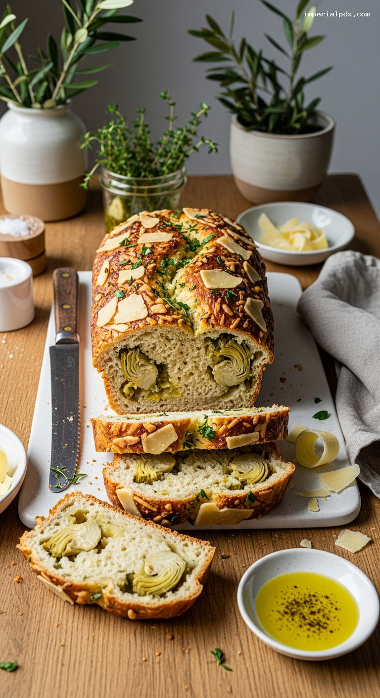 Savory Artichoke-Parmesan Herb Loaf – Imperial Recipes