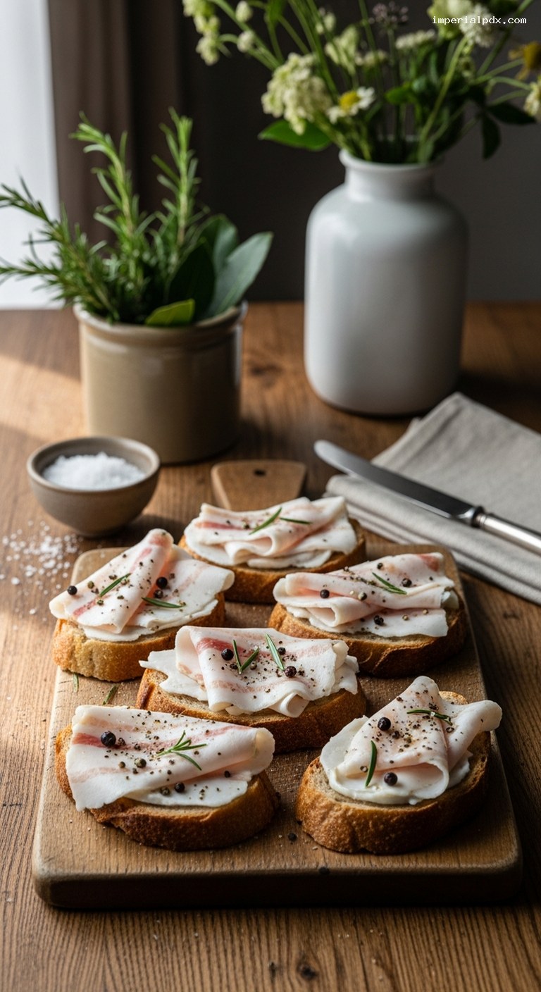 Silky Herb-Cured Lardo for Bread and Vegetables – Imperial Recipes