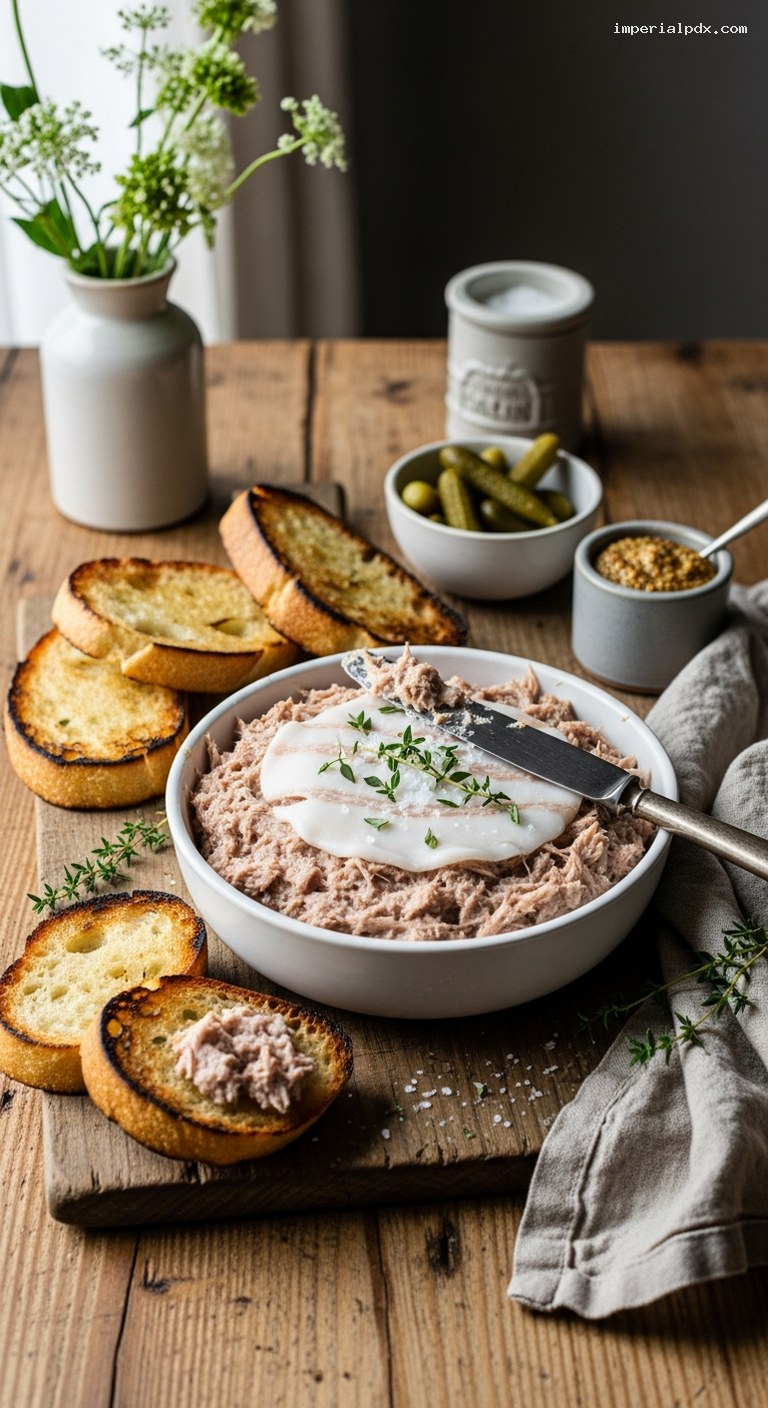 Slow-Braised Pork Rillettes With Crusty Bread – Imperial Recipes