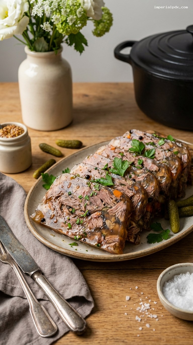 Slow-Braised Spiced Beef Shank Terrine – Imperial Recipes
