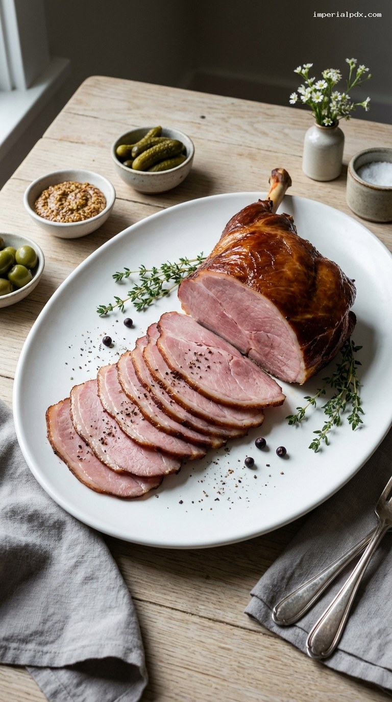 Slow-Smoked Brined Goat Leg Cold Cut – Imperial Recipes