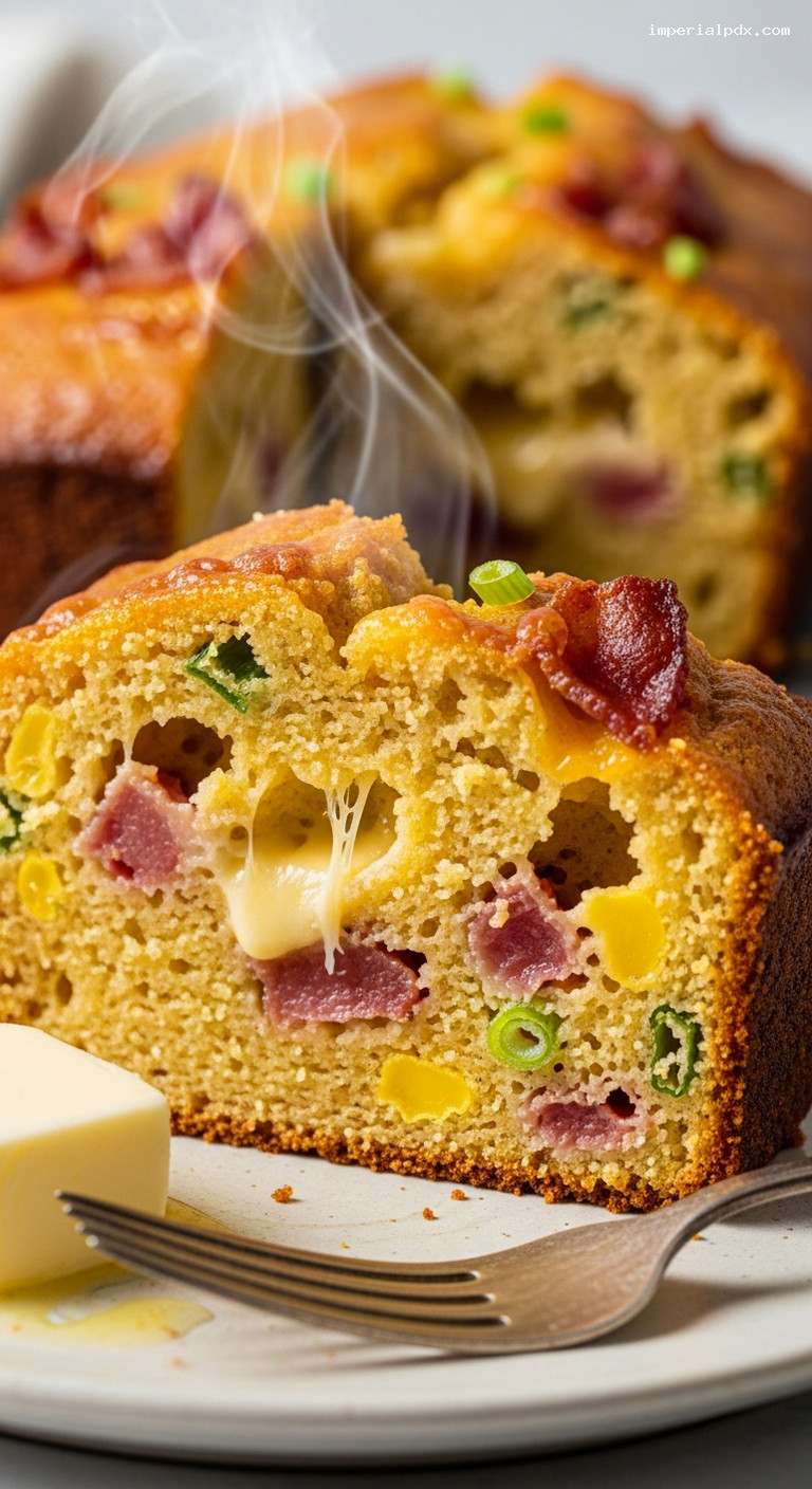 Smoked Gouda and Bacon Cornbread Loaf – Imperial Recipes