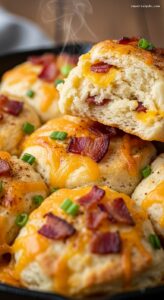 Smoky Bacon Cheddar Pull-Apart Biscuits for Game Day – Imperial Recipes