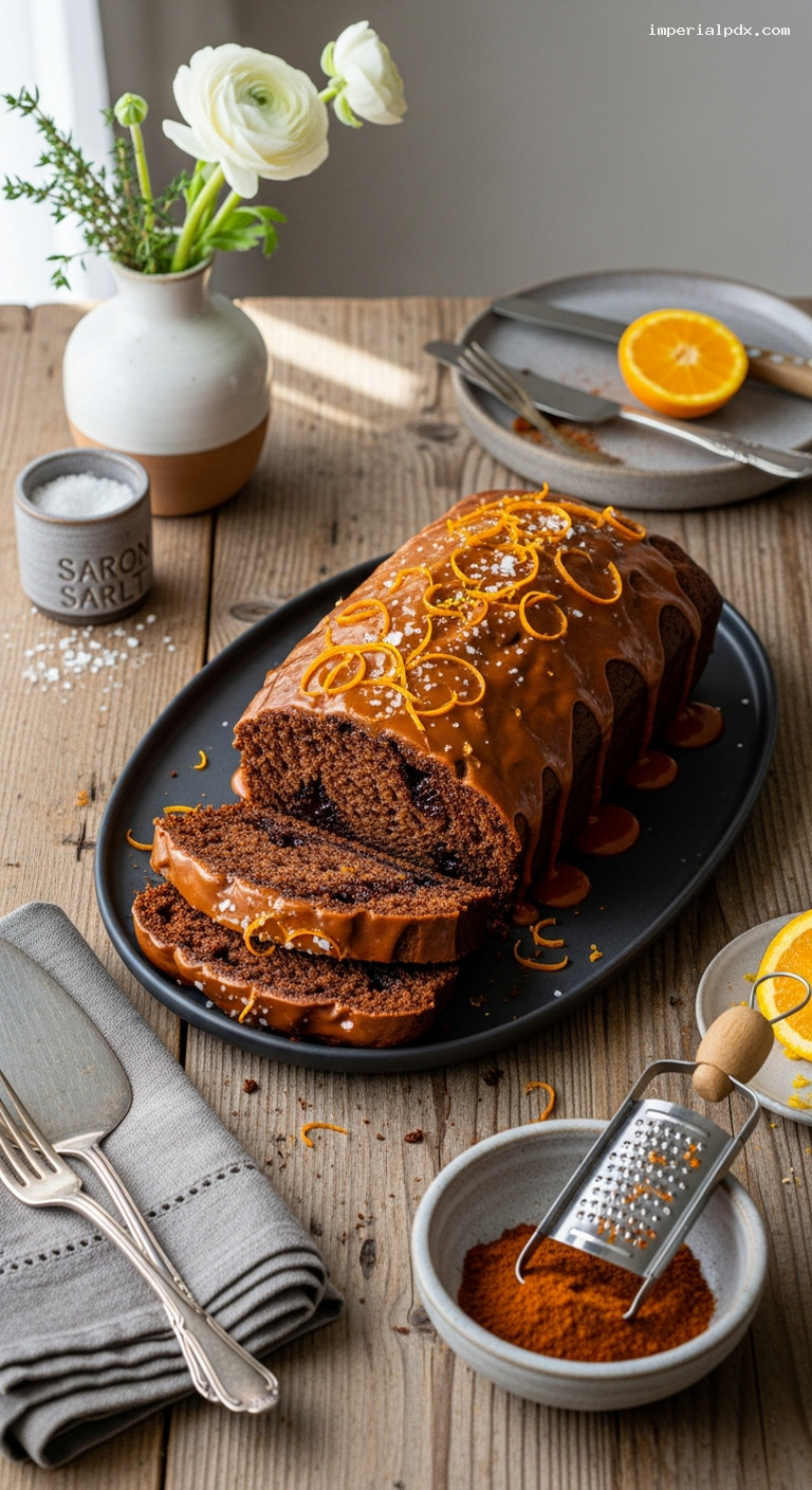 Spiced Chocolate-Orange Chili Loaf – Imperial Recipes