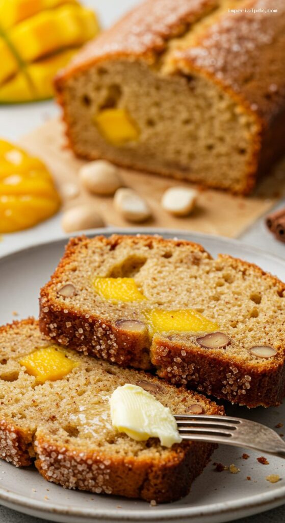 Super-Moist Hawaiian Mango Bread with Macadamias – Imperial Recipes