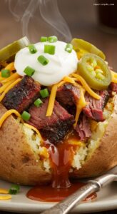 Texas-Style Brisket Loaded Baked Potato – Imperial Recipes