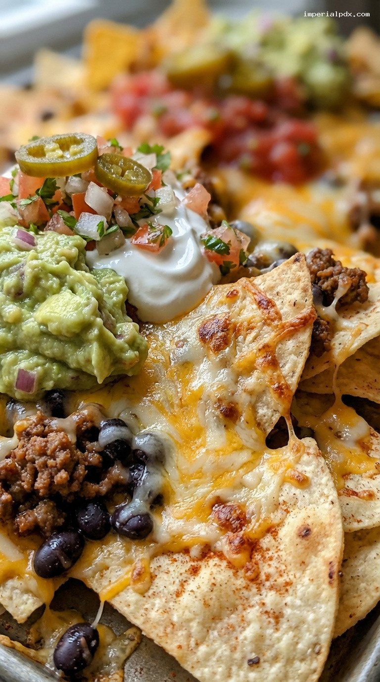 Ultimate Loaded Beef Nachos With Pico and Guacamole – Imperial Recipes