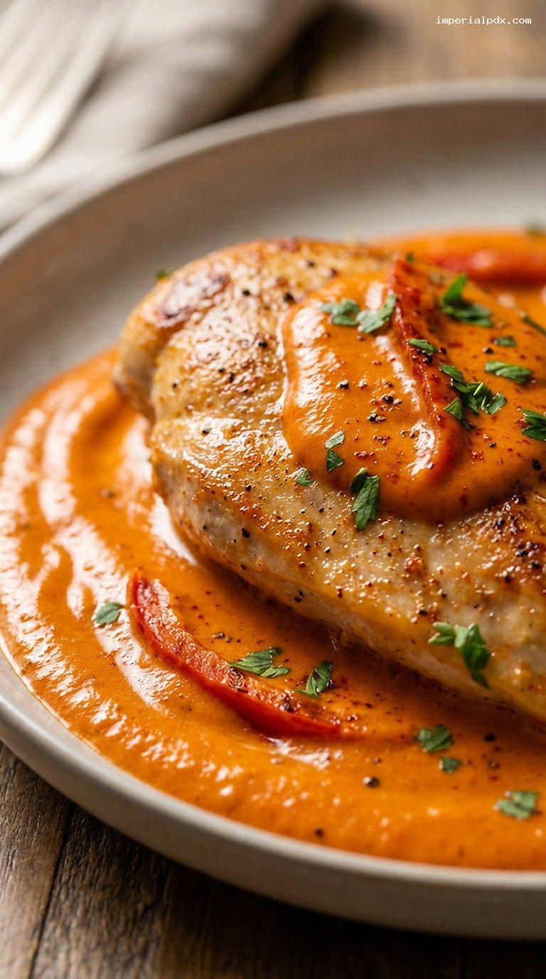 Velvety Roasted Red Pepper Cream Sauce – Imperial Recipes