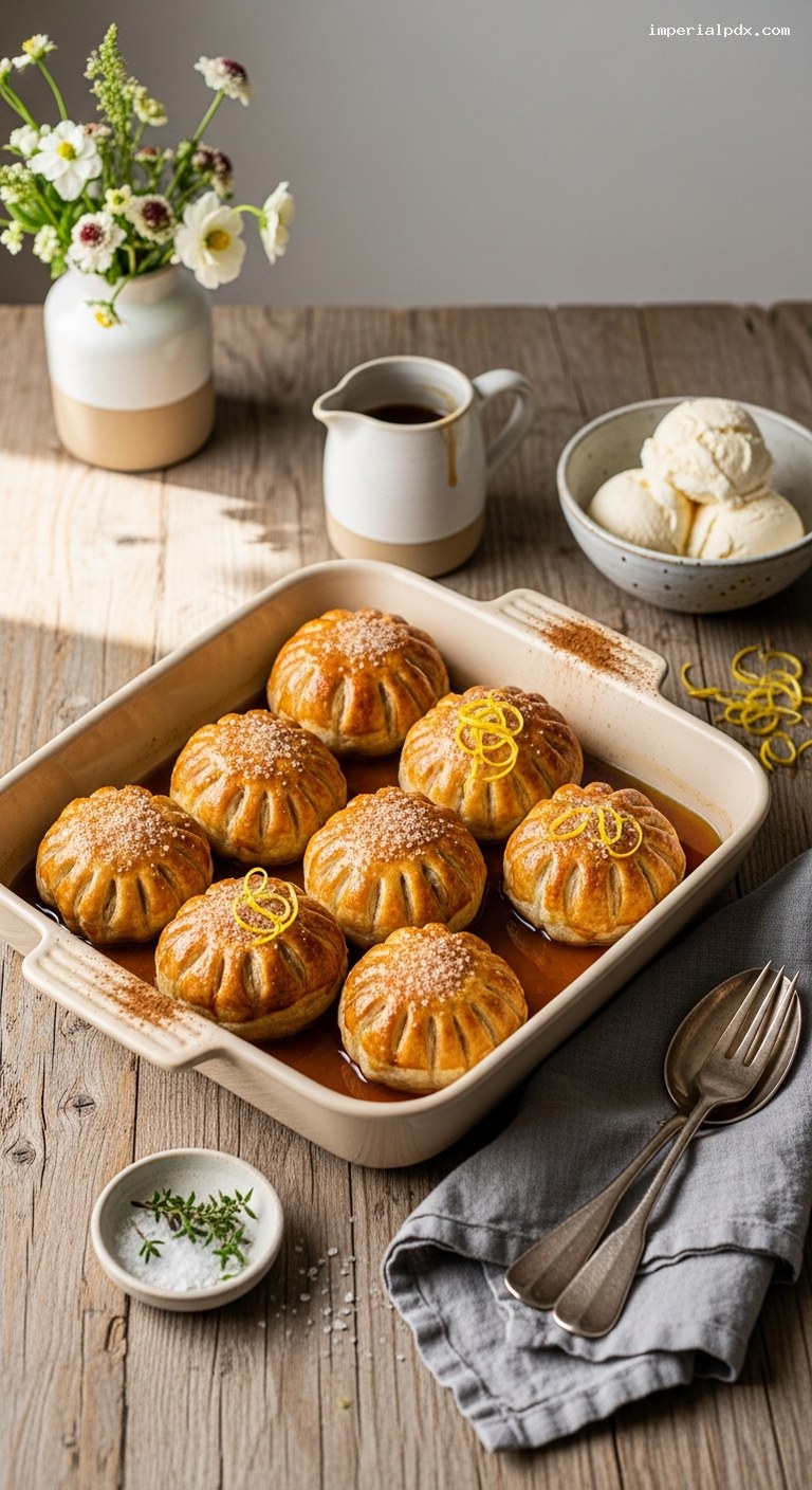Warm Maple-Apple Dumplings in Maple Syrup Sauce – Imperial Recipes