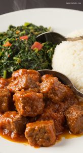 Zimbabwean Sadza with Beef Stew and Greens – Imperial Recipes