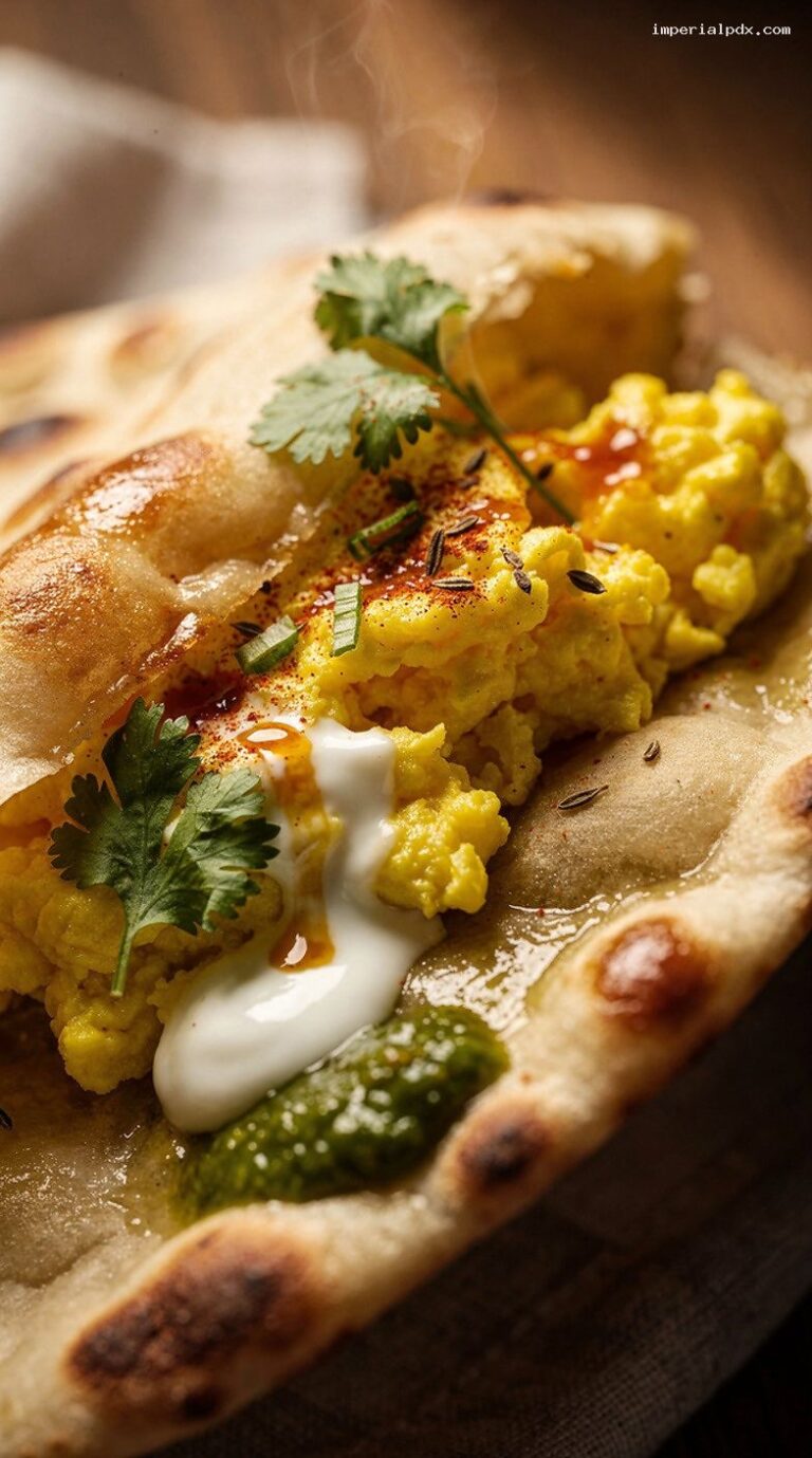 Breakfast Naan With Spiced Scrambled Eggs, Herbs, and Yogurt – Imperial ...