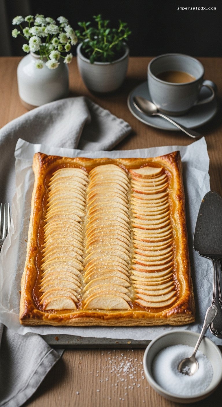 Caramelized French Apple Puff Pastry Tart – Imperial Recipes