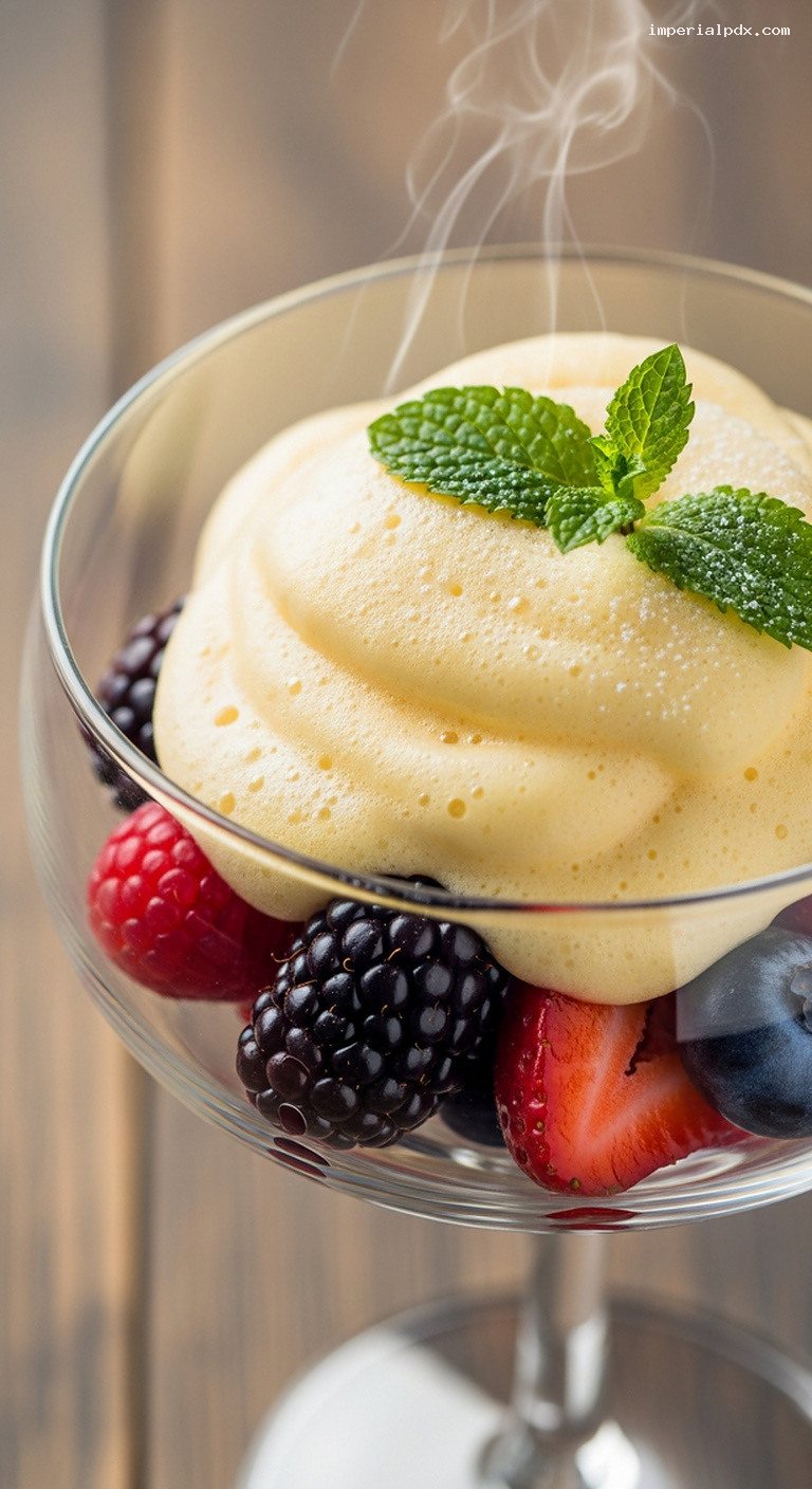 Champagne Sabayon with Fresh Berries – Imperial Recipes