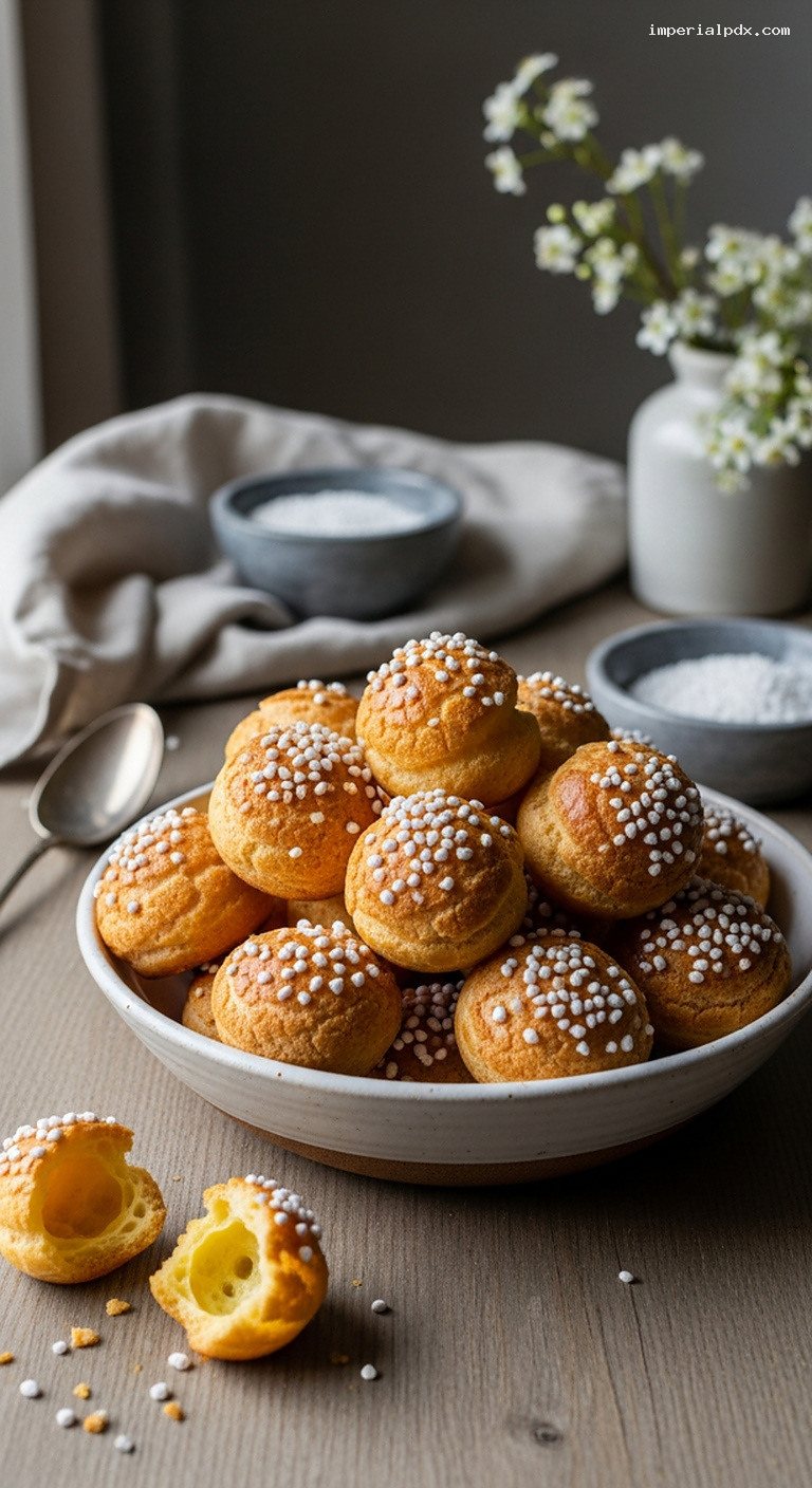 Chouquettes: Light, Crispy French Sugar Puffs – Imperial Recipes