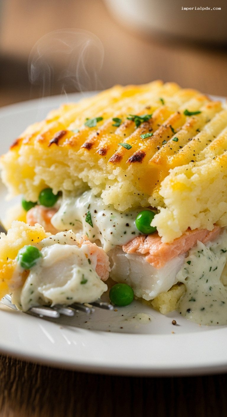 Classic British Fish Pie with Creamy Parsley Sauce – Imperial Recipes